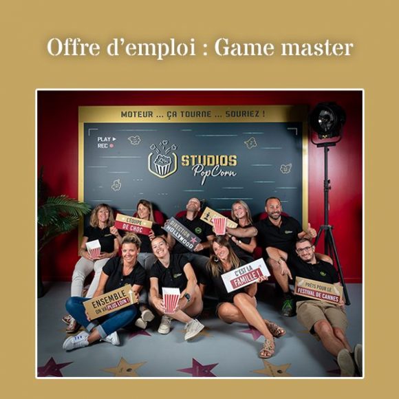 Offre d'emploi : Game Master RH - Studios PopCorn
